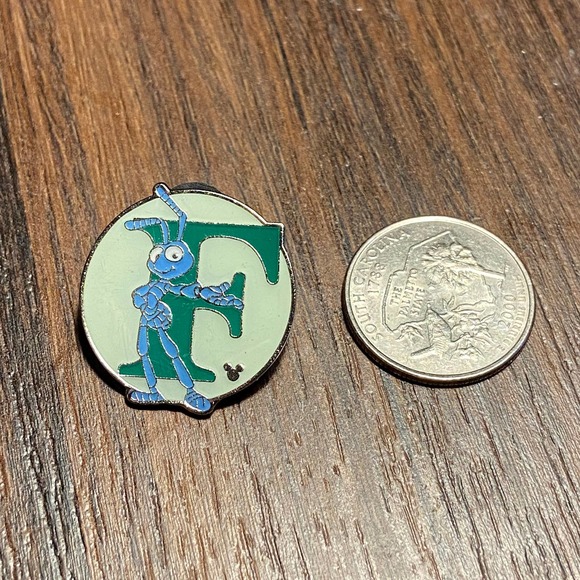 Disney | Accessories | Disney Parks Bugs Life Flick F Alphabet Pin ...